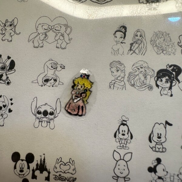 Curves & Chaos Nail Art Template | Nail Trace Practice Sheet ...