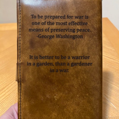 Single Anchor Navy Chief Charge Book Leather Journal Cover - Etsy