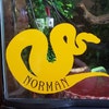 Customizable Name Ball Python Snake Vinyl Decal (READ DESCRIPTION) - Etsy