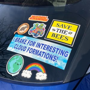 Imagine Peace - Small Bumper Sticker / Laptop Decal or Magnet - Etsy