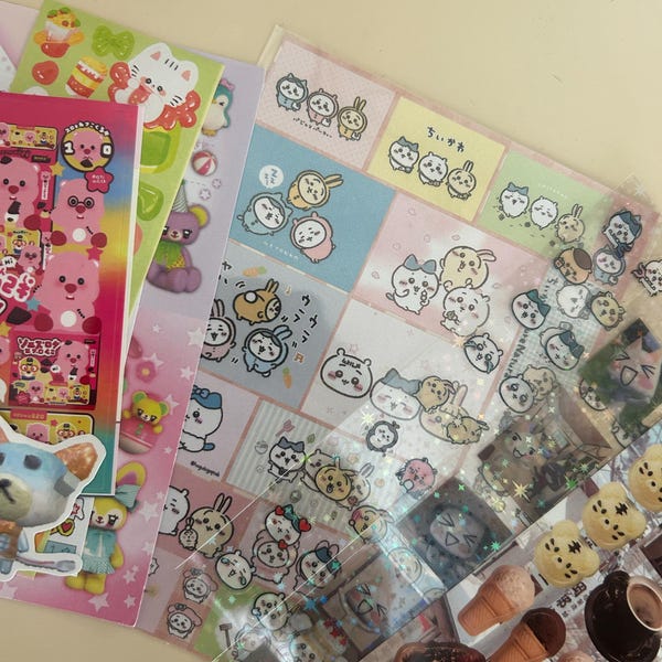 Chiikawa Besties Sticker Sheet - Etsy