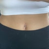 Suspended Loop Belly Button Ring Piercings Body Dance Jewelry Barbells ...