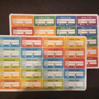 Custom Label Planner Stickers Custom Sticker Sheet 24 Stickers I Will ...