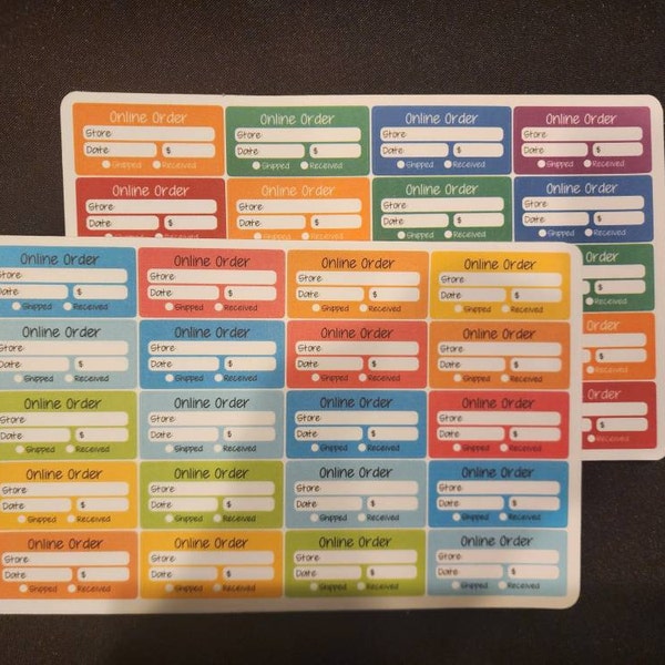 Custom Label Planner Stickers Custom Sticker Sheet 24 Stickers I Will ...