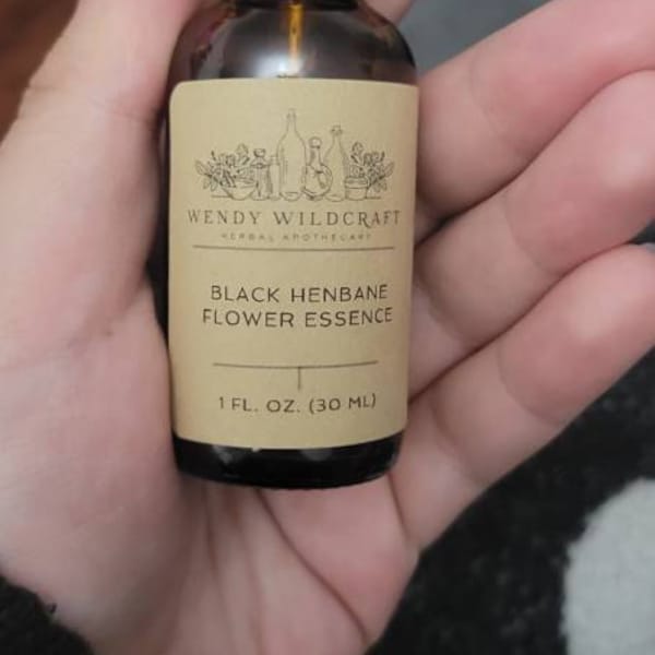 Black Henbane Flower Essence | Hyoscyamus Niger - Etsy