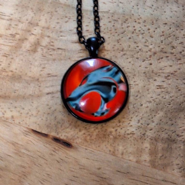 Thundercats Pendant Necklace | Eye of Thundera, Black Alloy, 50 Cm ...