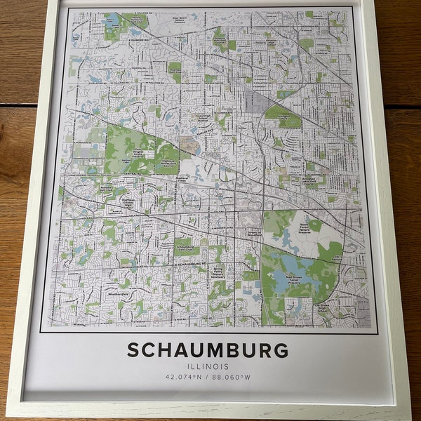 Custom Map Print, Street Names Custom Print, Custom Street Map, Custom ...