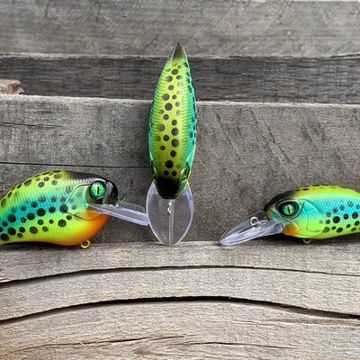 5 Fishing Lure Stencils Various Patterns - Etsy