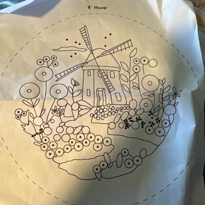 Flower Basket Hand Embroidery Pattern, Basket of Blossoms, Floral ...