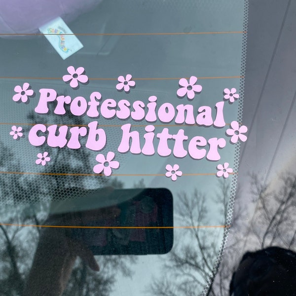 Professional Curb Hitter Vinyl Decal - Etsy