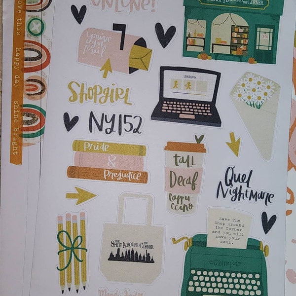 Hello Happy Printable Scrapbooking Paper Kit | Planner Paper | Art ...