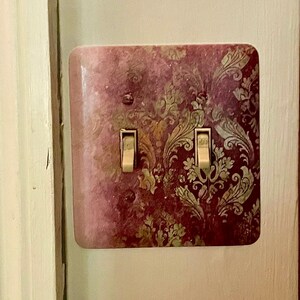 Floral Light Switch Cover and Outlet Covers Gloxinias | Etsy