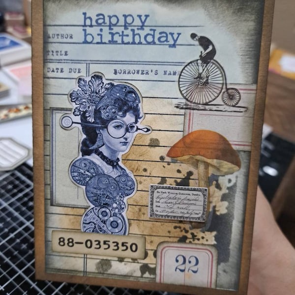 Library Return Card RUBBER STAMP, Library Book Card Stamp, Book Return ...