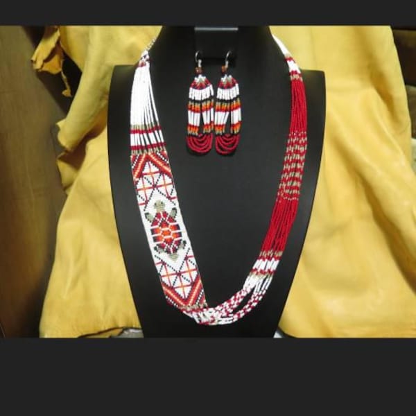 Neck Knife Abenaki Native American Custom Made Forged High Carbon Steel ...