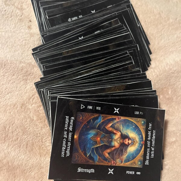 100 Spiritual Guides Printable Messages Cards Digital Mindful Print ...