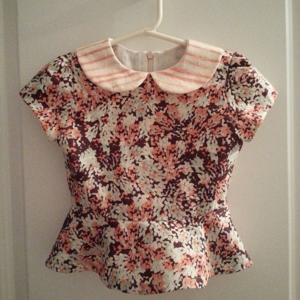 MOMO Dress PDF Pattern & Tutorial - Color Block Girl Dress - 8 Sizes ...