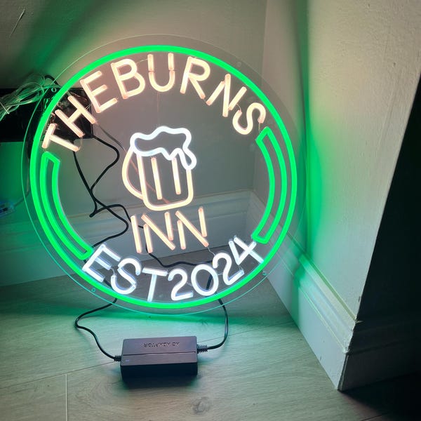Challenge Creates Change Neon Sign, Custom Motivational Quotes LED Neon ...