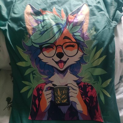 Muscular Fursona Swimmer Furry Shower Curtain Unique Wall Hanging Decor ...