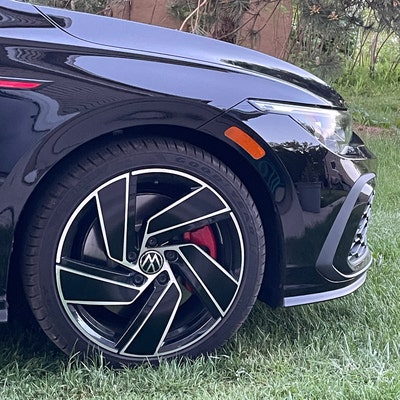 Reflective Wheel Hash Mark Decals for Dodge Charger 6 Highly Reflective ...