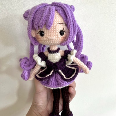 Amigurumi Chibi Doll, Crochet Doll, Amigurumi Chibi Doll Pdf Pattern in ...