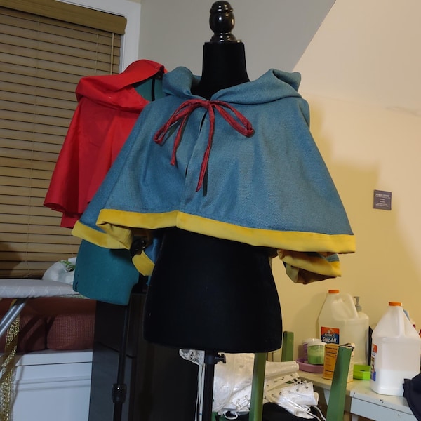 Hooded Circle Capes Sewing Pattern: Cosplay Cape Pack XS-4XL (PDF ...