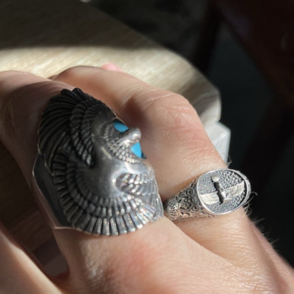 Ancient Roman Ring ,helmet Ring,roman Soldier,si Vis Pacem Para Bellum ...