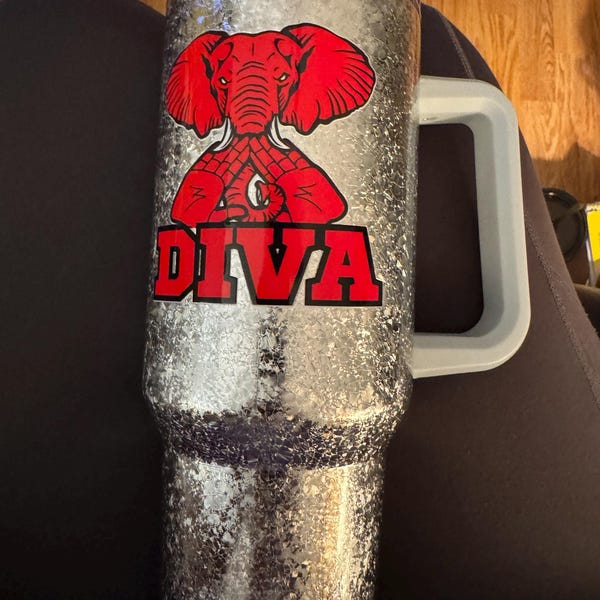 Red Elephant Delta PNG Only Image - Etsy