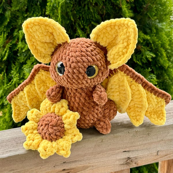 Bellatrix the Bat Amigurumi Crochet PDF Digital Pattern - Etsy