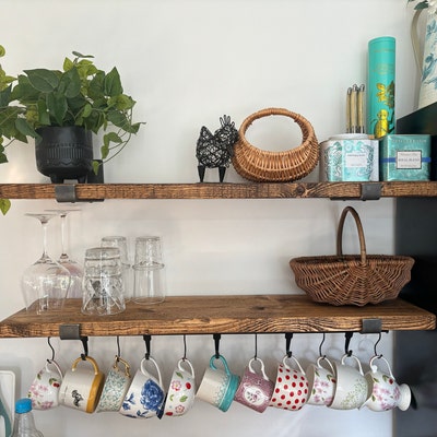 Mug Rail for Hanging Cups/utensils Available in 60/80cm to Fit Under ...