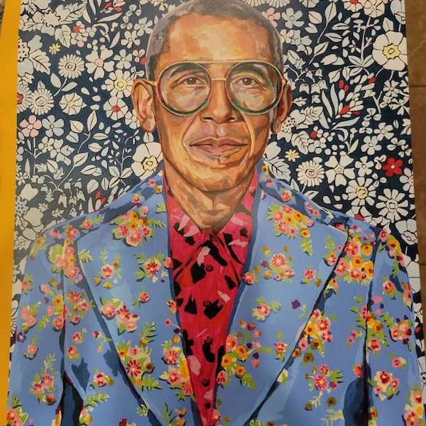 Barack Obama Portrait Art Print: Colorful Political Decor - Etsy