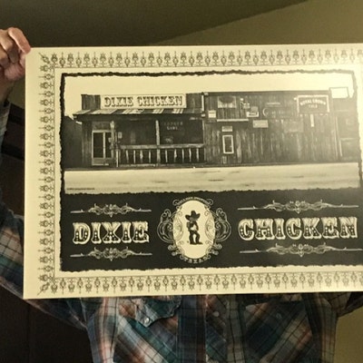 Vintage Dixie Chicken Poster / Print / Texas A&M Aggies / College ...