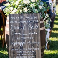 Wedding Day Events Sign, Ceremony Order of Events Sign, Best Day Ever ...