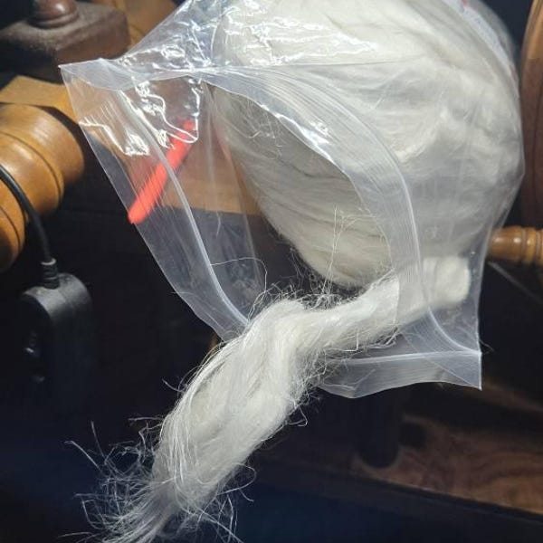 Short Staple Flax, Flax Noil, Tow Flax Spinning, Blending, Felting - 2 ...