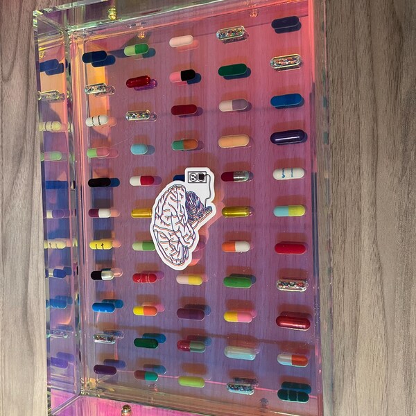 HOLOGRAPHIC Brain MRI/CT Vinyl Sticker | Anatomical Neuro Art - Etsy