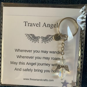 Customised Guardian Angel Gift Angel Keyring Key Chain - Etsy