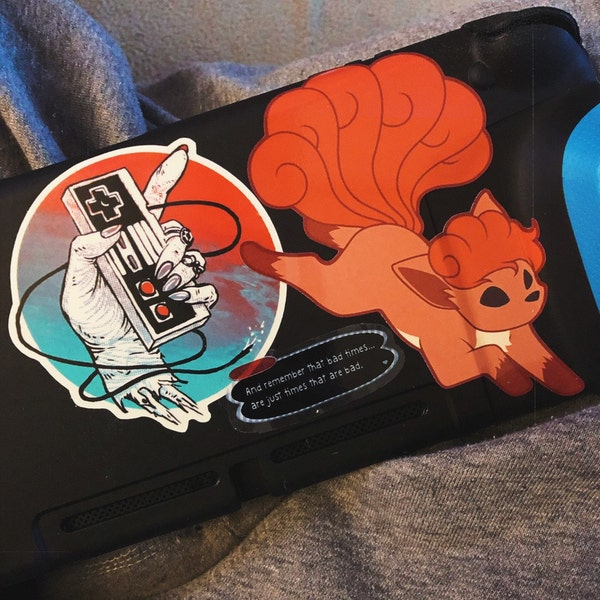 Vulpix and Ninetales Vinyl Sticker - Etsy