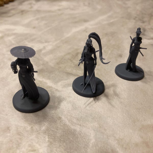 Kitsune Miniature Multi-tailed Fox 32mm Miniature RN Estudio - Etsy