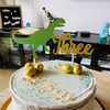 Dinosaur Birthday Cake Topper - 1st Birthday First, Bday, Cake Smash ...