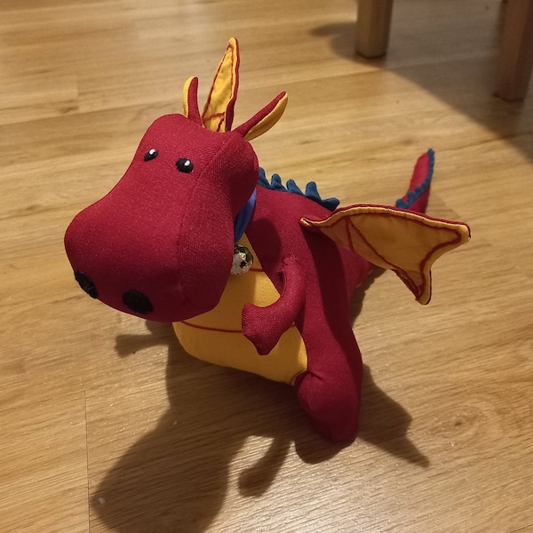 Yoki the Fat Dragon Pattern - PDF - Etsy