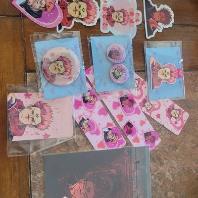 Jujutsu Anime JJK Sticker Gift Holographic Waterproof for Water Bottles ...