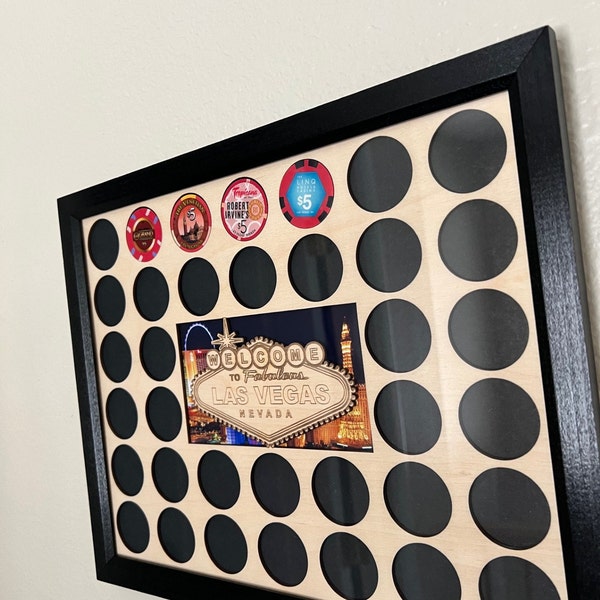 Poker Chip Frame Display Insert Life Behind Bars Fits 36 Harley ...