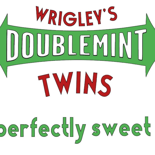 Doublemint Twins SVG- Doublemint Twins Cut File- Doublemint Twins ...