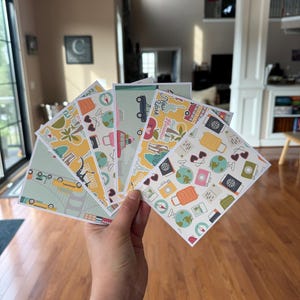 Handmade Mini Notes 2 Mini Square Heart Cards Assorted Tiny Love Notes ...