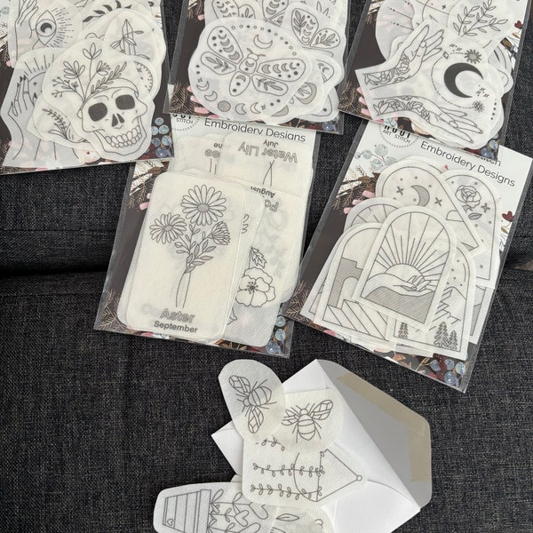 Boho Arches Hand Embroidery Pattern, Stick and Stitch Transfer Patch ...