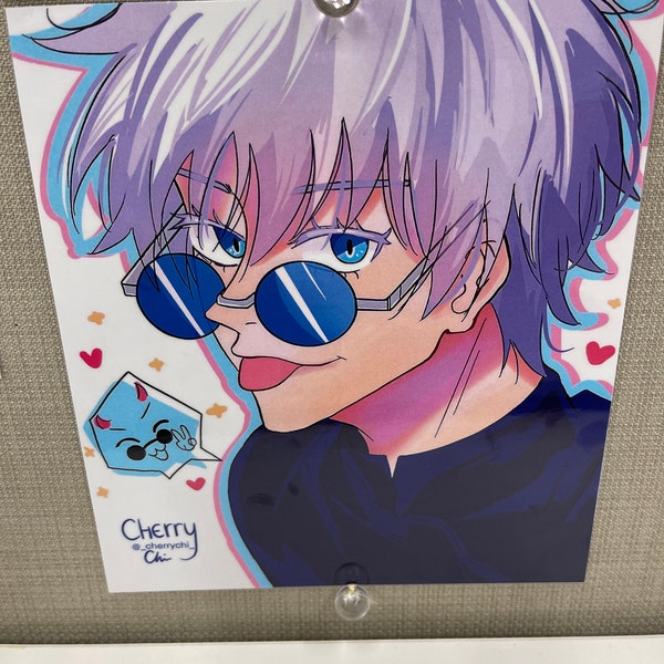 Silly Gojo Satoru | JJK Season 2 Art Print - Etsy
