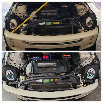 Smiley Face Magnetic Grill Badge for MINI Cooper - Etsy