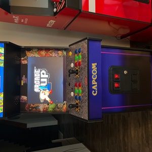 Arcade1up Arcade 1up Pinball Decal Wrap Sticker 8 Piece Set - Etsy