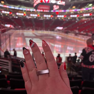 Dallas Stars Inspired Press-on Nails Hand Painted Gel - Etsy