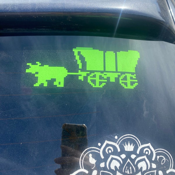Oregon Trail Video Game Vinyl Decal Sticker - for Cars, Laptops, Phones ...