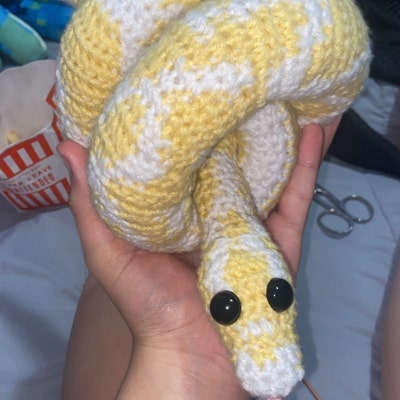 Ball Python Amigurumi Crochet Pattern, Betty the Realistic Plush Snake ...